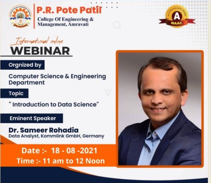 P. R. POTE PATIL COLLEGE OF ENGG & MANAGEMENT